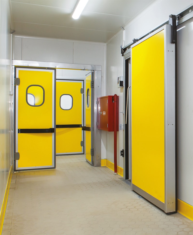 Double Wings Bar Doors For Cold Storage Room - Tunelgroup